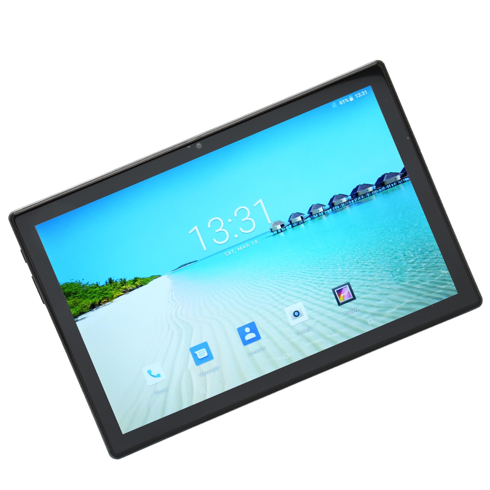 Office Tablet, Dual Camera 2GB RAM 32GB ROM 10.1 Inch Aluminium Alloy IPS Display Gaming Tablet for Business (US Plug)