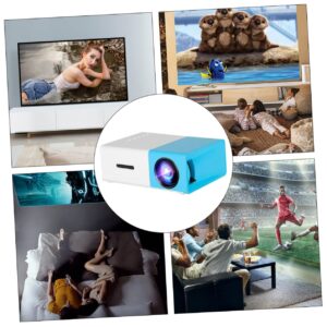 FUOYLOO Home Theater Projector Projector Media Player Equipment Portable Home Cinema Video Plastic Miniature 1080p Lcd Video Projector