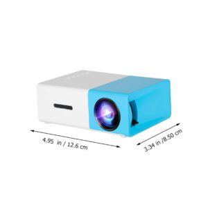 FUOYLOO Home Theater Projector Projector Media Player Equipment Portable Home Cinema Video Plastic Miniature 1080p Lcd Video Projector