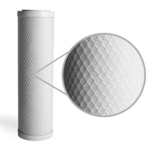 High Efficiency Activated Carbon Water Filter Cartridge 5 Micron Fits Standard 2.5 x10" Housings