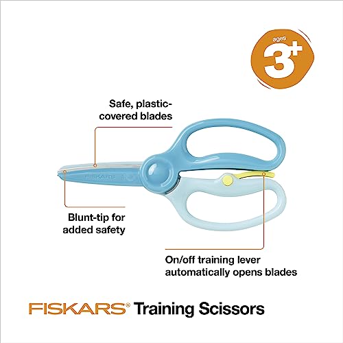 Fiskars® Training Scissors, Turquoise