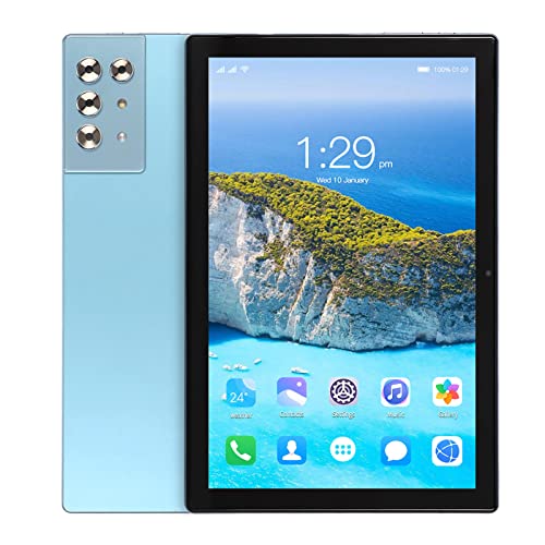 fannay Business Tablet, 10.1in FHD HD Tablet 8GB RAM 256GB ROM Octa Core CPU for Working (US Plug)