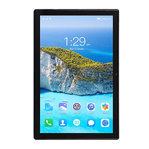 fannay Business Tablet, 10.1in FHD HD Tablet 8GB RAM 256GB ROM Octa Core CPU for Working (US Plug)