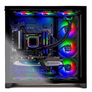 Skytech Gaming Prism II Lian Li O11 PC Desktop – Intel Core i9 13900K 3.0 GHz, NVIDIA RTX 4070 Ti, 1TB NVME Gen4 SSD, 32GB DDR5 RAM RGB, 1000W Gold PSU, 360mm AIO, 11AC Wi-Fi, Windows 11 Home 64-bit