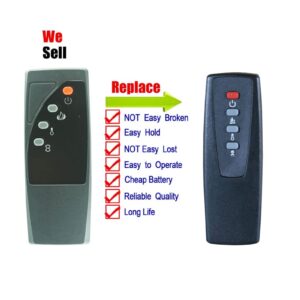 Remote Control for Twin-Star ChimneyFree 23EF032SRA 25EF032GRA 28DM9694 18EF032GRA 18EF032SRA 23EF032GRA 25EF032SRA 26EF032GRA 3D Electric Fireplace Heater