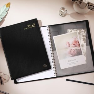 2024-2025 Planner - 2024-2025 Monthly Planner from Jul. 2024 to Dec. 2025, Calendar 2024-2025 Planner with Faux Leather, 9" x 11"