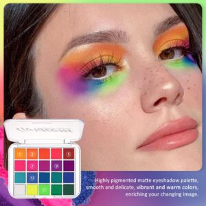 20 Colors Professional Face Body Paint Oil Eyeshadow Eyeliner Palette.Safe Hypoallergenic Face Painting Palet for Halloween Cosplay Parties and Festivals.Fancy Artist Painting Makeup For Kids and Adult. A