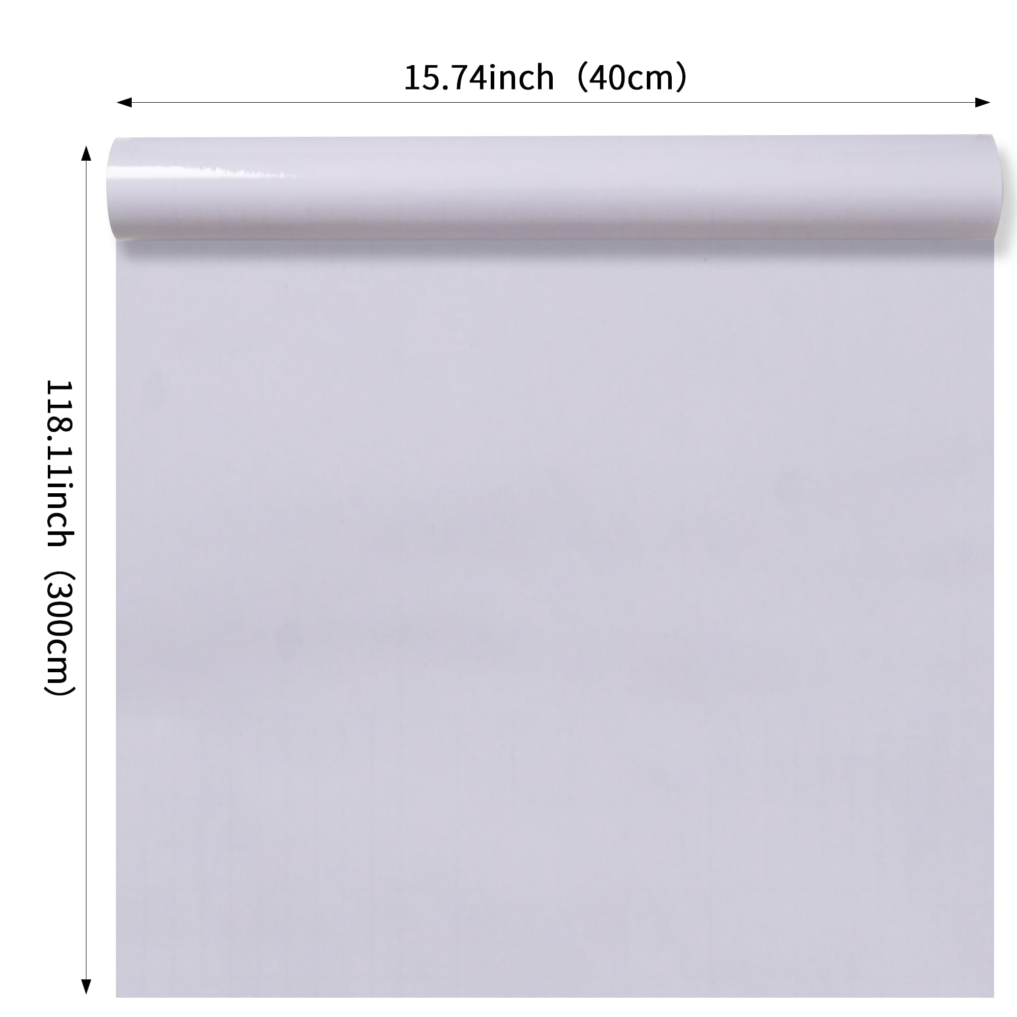 Clear Contact Paper, Plastic Wall Protector Sheet, Clear Contact Paper Peel and Stick, Self Adhesive Removable Desk Cover Protector (Clear 15.7 x 118 in)