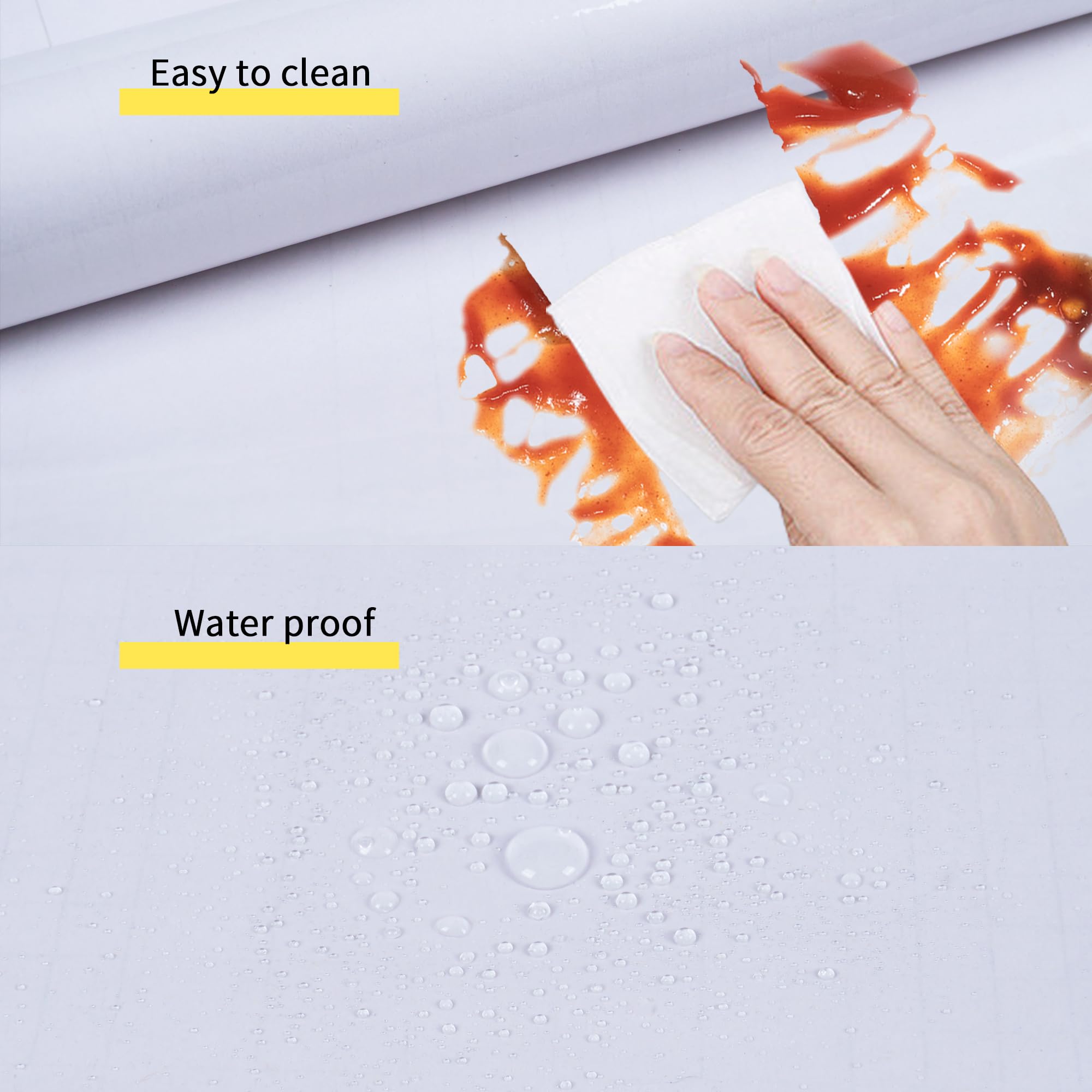 Clear Contact Paper, Plastic Wall Protector Sheet, Clear Contact Paper Peel and Stick, Self Adhesive Removable Desk Cover Protector (Clear 15.7 x 118 in)