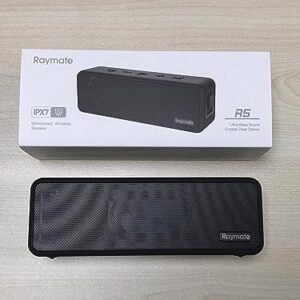 Raymate Bluetooth Speakers, 20W IPX7 Waterproof Speaker Wireless Bluetooth-V5.0, HiFi Stereo Sound, 1000mins Playtime, Portable Speaker for Outdoor