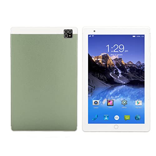 for Android10 Tablet 8 Inch, 4GB Storage Tablets PC, MT6592 Octa Core CPU 1920x1200 IPS Dual Camera Tablets, Support Dual Band WiFi, SIM Card (US Plug)