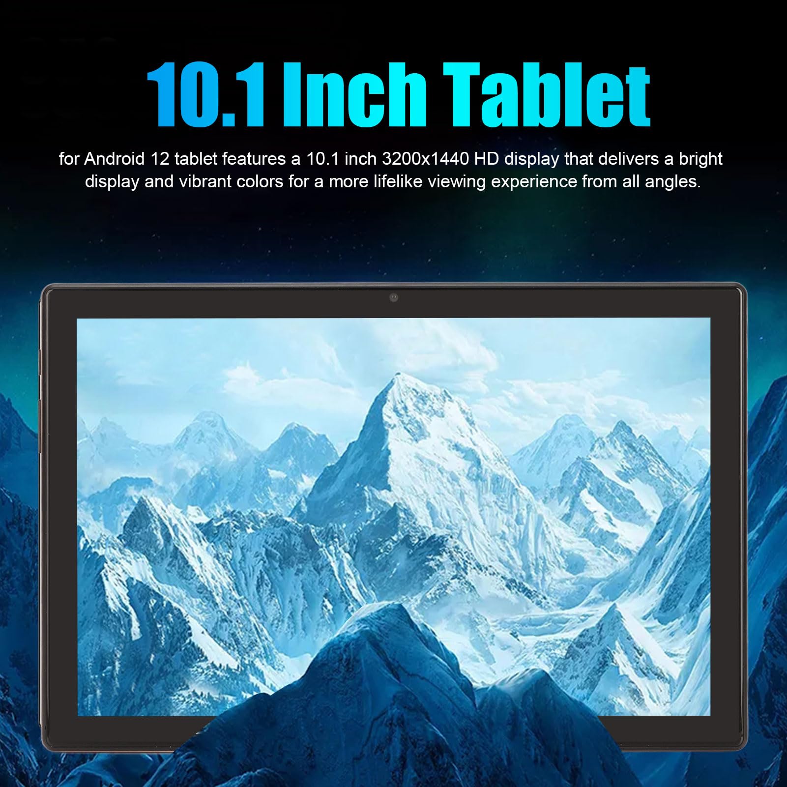 10.1 Inch HD Tablet, 5G WiFi Octa Core Tablet 5800mAh 8MP Front 13MP Rear Camera 100‑240V for Study for Android 12 (US Plug)