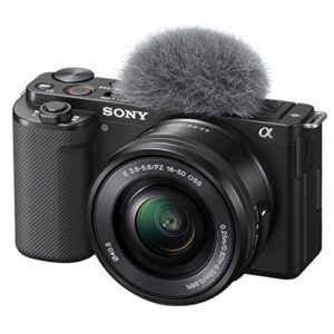 Sony ZV-E10 Mirrorless Camera with 16-50mm Lens + 64GB Memory + Case+ Steady Grip Pod + Tripod+ Software Pack + More (30pc Bundle)