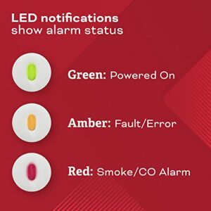 Kidde Hardwired Smoke & Carbon Monoxide Detector, AA Battery Backup, Voice Alerts, Interconnectable, LED Warning Light Indicators (Pack of 4)