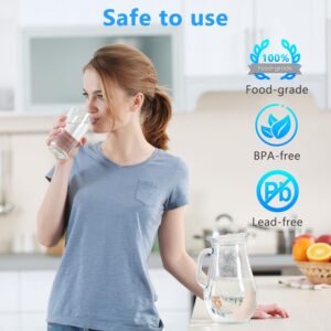 Slirceods Faucets Filter Cartridge BPA Free, Replacement for Brita® Faucet Filter - white (3Pack)