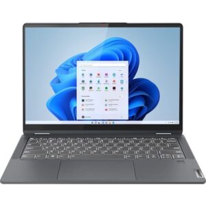 lenovo 2023 ideapad flex 5 14" touchscreen convertible 2 in 1 notebook - wuxga - 1920 x 1200- intel core i3 12th gen i3-1215u (6 core) 1.20 ghz- 8gb total ram - 256gb ssd - storm gray - windows 11