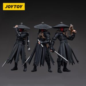 JOYTOY 1/18 Action Figure Dark Source Jiang Hu Chost Gate Assassin Collectible Military Model(Set of 3 Figures)