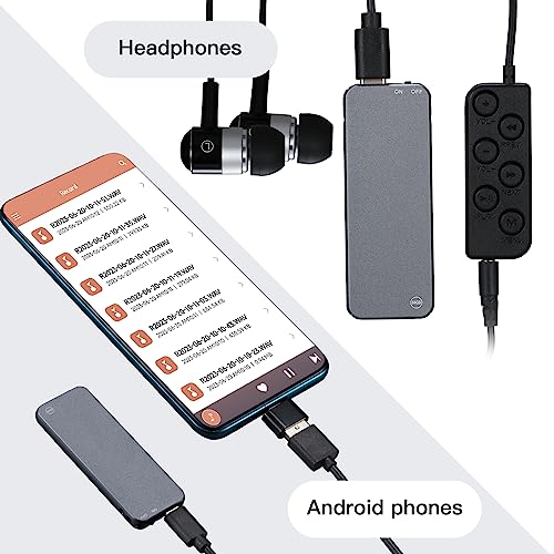 60H Voice Recorder, 64GB Howabo Digital Voice Recorder with Metal Housing and PCM Clear Recording, USB C Digital Recorder Perfect for Lectures Meeting Classes