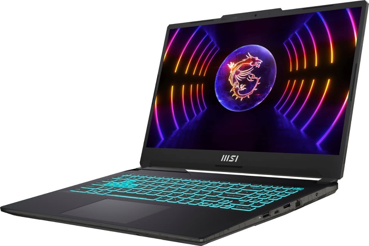 MSI Cyborg 15.6" 144hz Gaming Laptop | Intel i7-12650H Processor | 32GB RAM DDR5| 1024GB SSD | NVIDIA GeForce RTX 4060 | Backlit Keyboard | Windows 11 Home | Black | Bundle with USB 3.0 Hub