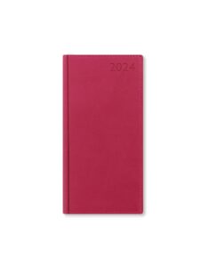 letts verona slim week to view 2024 diary - pink