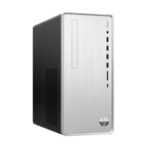 HP Pavilion Tower Desktop, AMD Ryzen 5 5600G, 32GB DDR4 RAM, 1TB PCIe SSD, SD Card Reader, VGA, HDMI, Wi-Fi 6, Wired KB & Mouse, Windows 11 Home