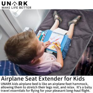 UNARK Toddler Airplane Bed for Toddler Airplane Seat Extender for Kids Airplane Bed