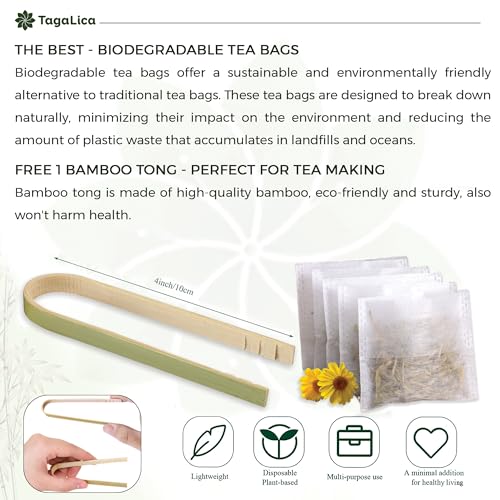 Premium 135 Dandelion Root Tea Bags, 100% Natural & Pure from Dandelion Root, Eco-Conscious Tea Bags, Dandelion Tea, Dandelion Root Herbal Tea. Dandelion Root Tea. No Sugar, No Caffeine, No Gluten, Vegan