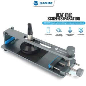 Sunshine SS-601G Mobile Phone Heating-Free Screen Removal Fixture for iPhone 11-14 Pro Max Android LCD Screen Opening Repair