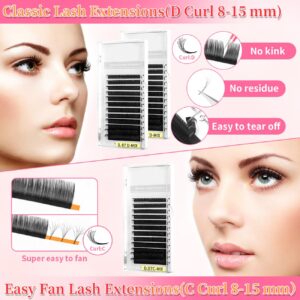 Guifizeiom Lash Extension Kit for Beginners Eyelash Extension Practice with Everything Lash Mannequin Head, Lash Mapping Chart,Training Manual