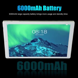 10.1in Tablet, WiFi Tablet PC 6GB RAM 128GB ROM, Computer Tablets with Front 5MP Rear 8MP Support 4G Calling 5G WiFi HD Tablet for Android10 for Entertainment (Green)