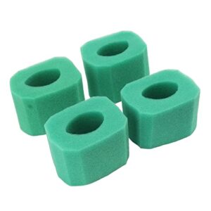 yyqtgg pre filter sponges foam, effective filtration 4pcs reusable washable practical filter pump cartridge sponge for fish tanks for bathrooms