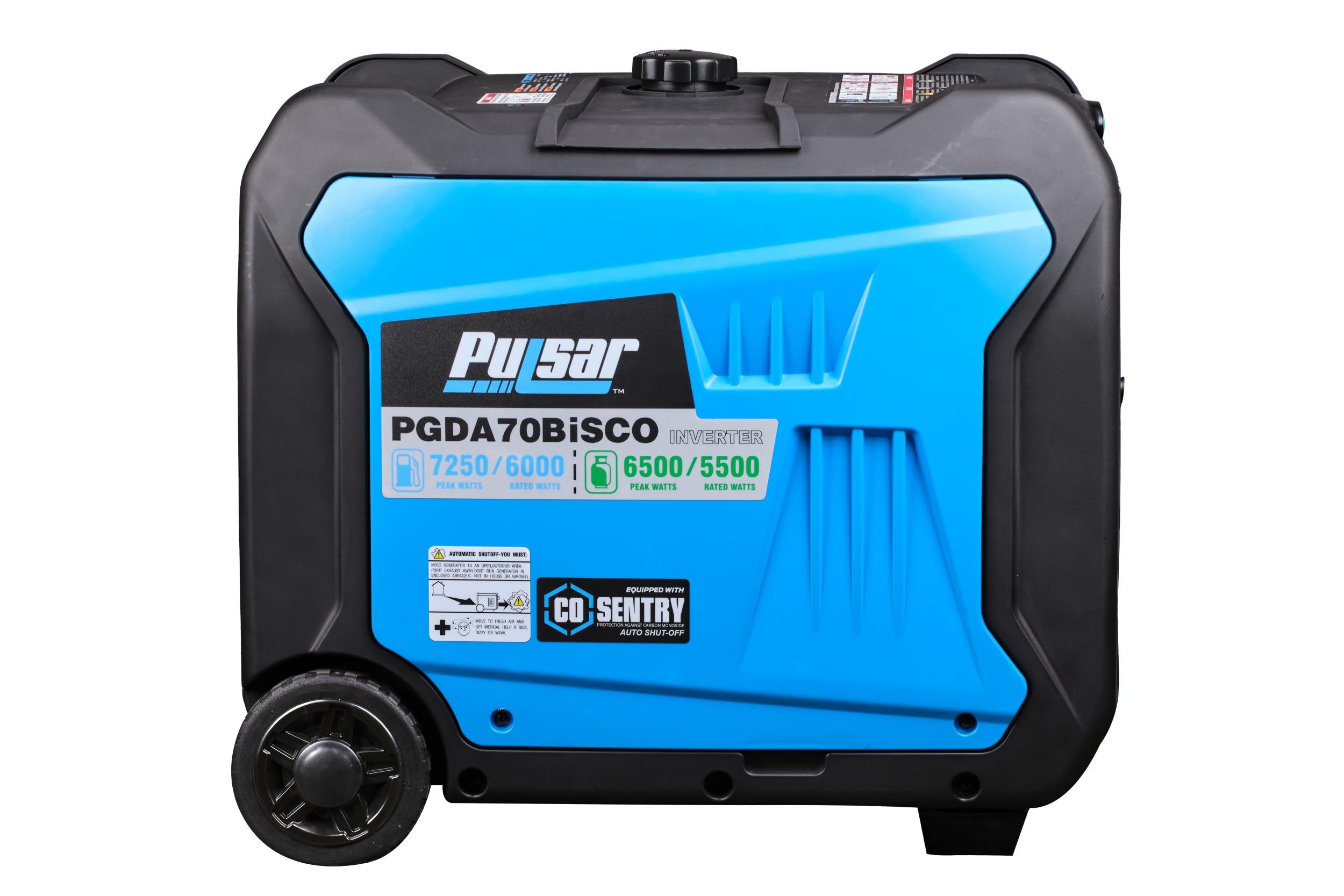 Pulsar 7,250-Watt Super Quiet Dual Fuel Inverter Generator with Remote Start