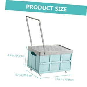 GARVALON 30L Storage Boxes with Lids Collapsible Storagem Foldable Collapsible Cart Plastic Planter Pot Plastic Storage Bins with Lids Collapsible Storagem Foldable Storage Bin Atv