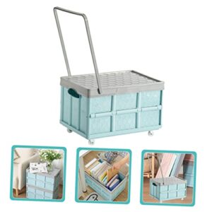 GARVALON 30L Storage Boxes with Lids Collapsible Storagem Foldable Collapsible Cart Plastic Planter Pot Plastic Storage Bins with Lids Collapsible Storagem Foldable Storage Bin Atv