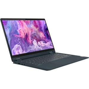 Lenovo IdeaPad Flex 14 2-in-1 Convertible Laptop, 14 Inch FHD Touchscreen Display, AMD Ryzen 7 5700U Processor, 16GB DDR4 RAM, 512GB NVMe SSD, Windows 11, No Pen, Abyss Blue