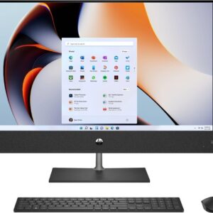 HP Pavilion 27 Touch Desktop 1TB SSD 64GB RAM (Intel Core i9-13900K Processor w/Turbo Boost to 5.80GHz, 64 GB RAM, 1 TB SSD, 27-inch FullHD Touchscreen, Win 11) PC Computer All-in-One