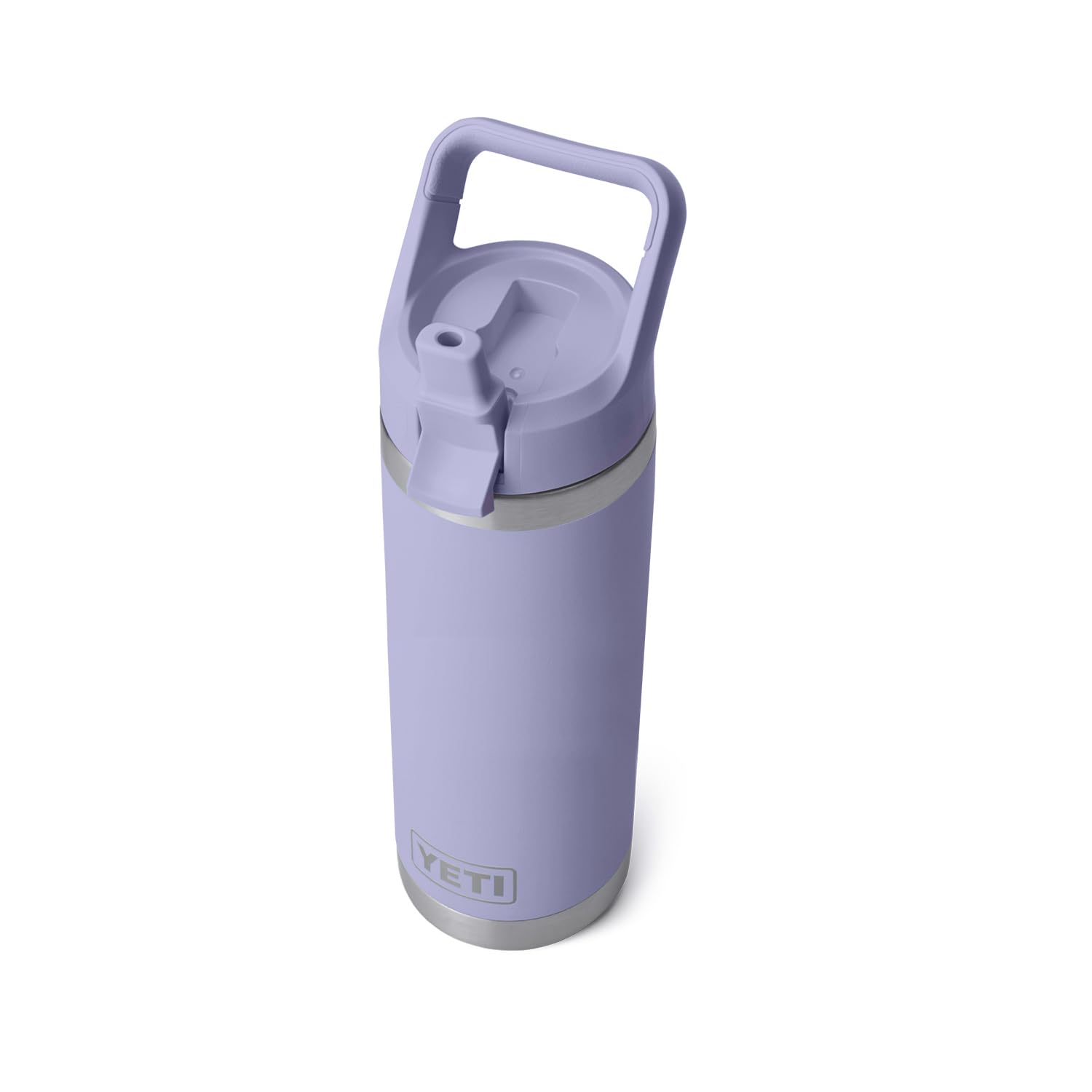 YETI Rambler 18 oz Bottle, Vacuum Insulated, Stainless Steel with Straw Cap, Cosmic Lilac