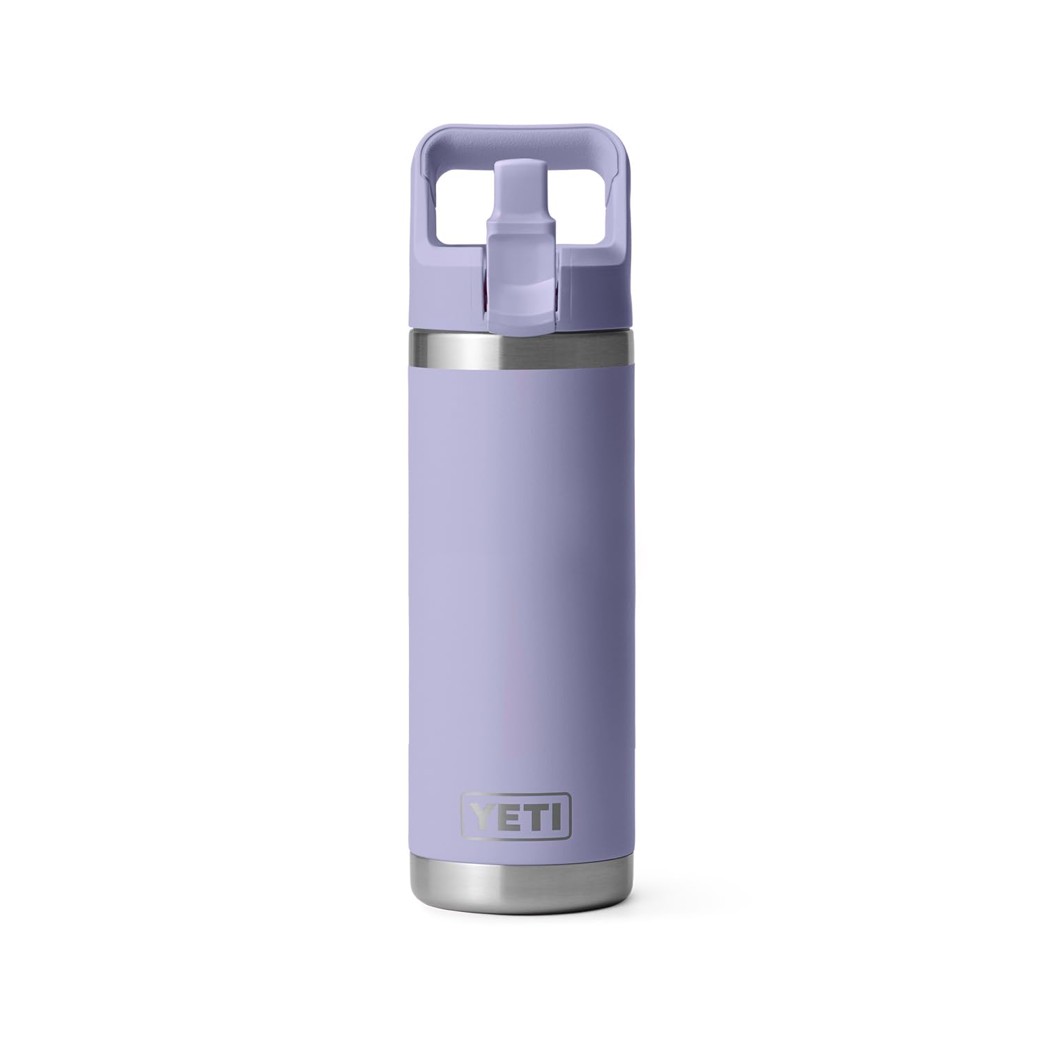 YETI Rambler 18 oz Bottle, Vacuum Insulated, Stainless Steel with Straw Cap, Cosmic Lilac