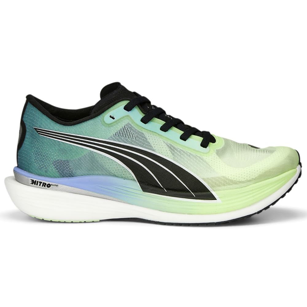 Puma Womens Deviate Nitro Elite 2 Running Sneakers Shoes - Green - Size 9 M