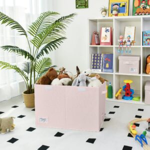 GRANNY SAYS Bundle of 3-Pack Foldable Fabric Storage Bins & 1-Pack Extra Large Toys Storage Bins