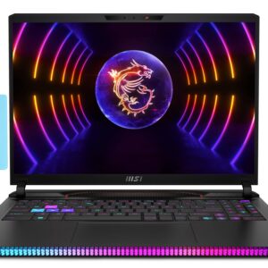 MSI Raider 16.0" WUXGA 144Hz Gaming Laptop (Intel i9-13950HX, 32GB DDR5, 1TB PCIe SSD, GeForce RTX 4060 8GB w/Dynamic Boost, RGB KYB, WiFi 6E, BT 5.3, Thunderbolt 4, Win10P) w/Hub