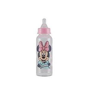 Baby Bottles 9 oz for Boys and Girls| 3 Pack of Disney "Minnie Mouse Pose" Infant Bottles for Newborns and All Babies | BPA-Free Plastic Baby Bottle for Baby Shower