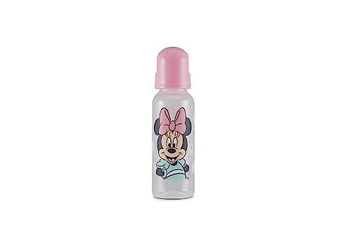 Baby Bottles 9 oz for Boys and Girls| 3 Pack of Disney "Minnie Mouse Pose" Infant Bottles for Newborns and All Babies | BPA-Free Plastic Baby Bottle for Baby Shower