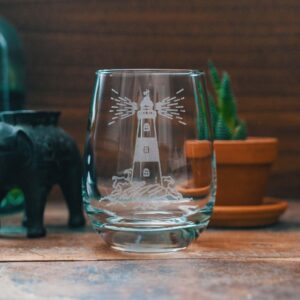 Lighthouse Glasses Stemless Wine Glasses