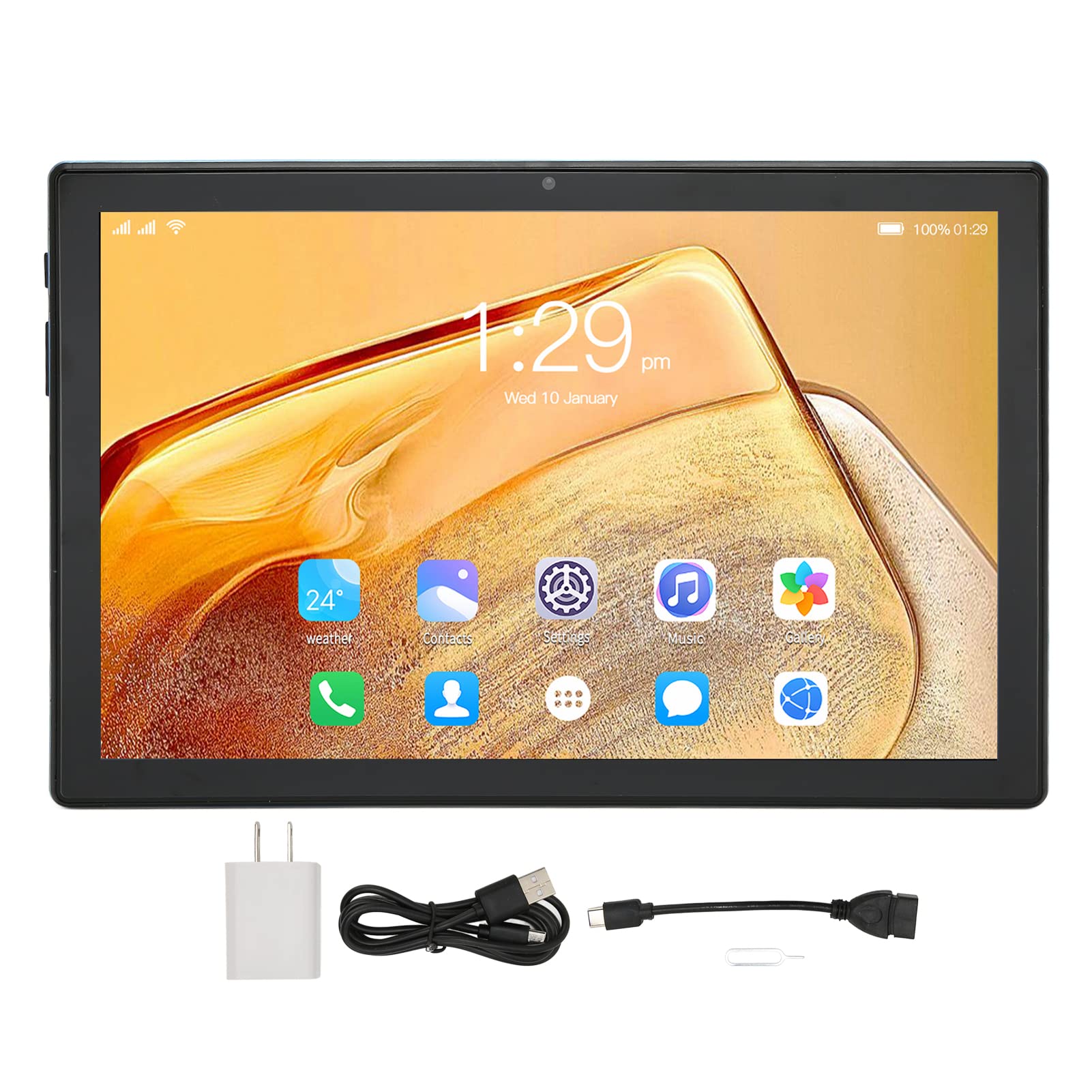 10 Inch Tablet, for 11 Tablet 10 Inch Phone Tablet, Dual Card Slot 256G 128G TF Card Expandable Storage MT6750 8 Core, WiFi Tablet Camera 1600W 3200W, Dual Speaker (US Plug)