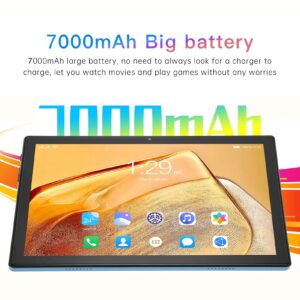 10 Inch Tablet, for 11 Tablet 10 Inch Phone Tablet, Dual Card Slot 256G 128G TF Card Expandable Storage MT6750 8 Core, WiFi Tablet Camera 1600W 3200W, Dual Speaker (US Plug)