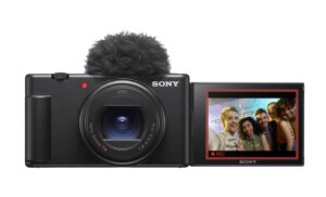 sony zv-1 ii vlog camera for content creators and vloggers (black) (renewed)