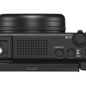 Sony ZV-1 II Vlog Camera for Content Creators and Vloggers (Black) (Renewed)