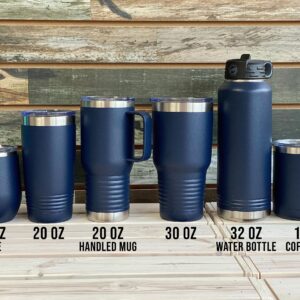 50th Birthday Gifts for Women Men - 12 oz Navy Blue Stemless Wine Tumbler - 50th Birthday Decorations - Birthday Gifts for 50 Year Old Man Dad Grandpa - Funny 50th Birthday Idea Presents for Women