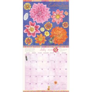 TF PUBLISHING 2024 The Language of Flowers Wall Calendar | Large Grids for Appointments and Scheduling | Vertical Monthly Wall Calendar 2024 | Home & Office Organization | Matte Paper | 12"x12"